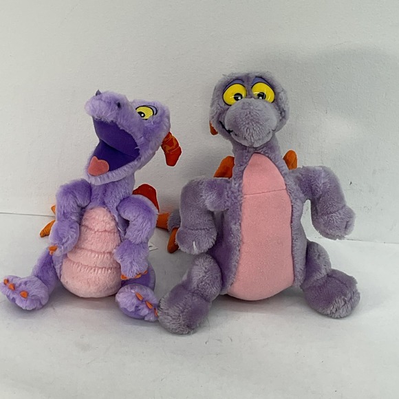 Disney | Toys | Vtg 8s Lot 2 Disney World Epcot Center Figment Dragon ...